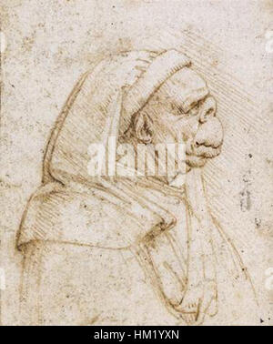 This sketch by Leonardo da Vinci illustrates his visionary flying ...
