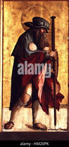 The painting 'Saint James the Apostle' depicts the biblical figure of ...