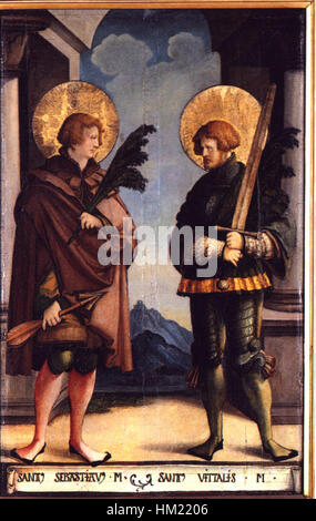 'Saint Sebastian I' is a classical painting depicting the martyrdom of ...
