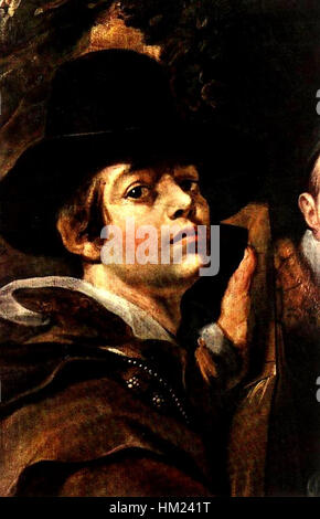 Jacob Jordaens' self-portrait with his family, painted circa 1621 ...