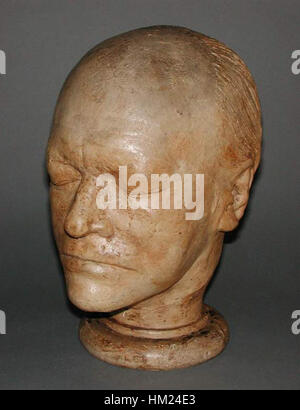 This plaster cast of William Blake’s head, created by James S. De Ville ...