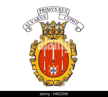 The Coat of Arms of the Kingdom of Kongo, an African state in Central ...