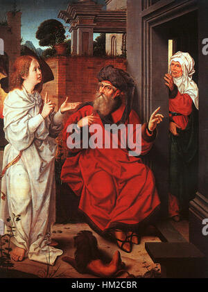 This painting by Jan Provoost depicts the scene of the Flagellation of ...