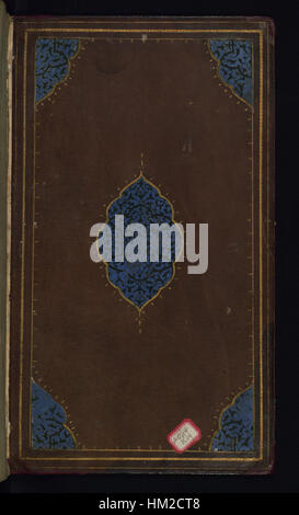 This Iranian manuscript binding from 'The Orchard (Bustan)' reflects ...