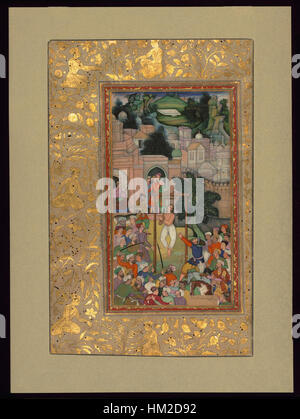 This Persian miniature painting by Jamal al-Din Muhammad al-Siddiqi al ...
