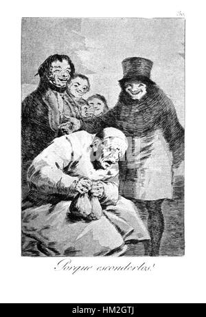 Goya - Caprichos (30 Stock Photo - Alamy