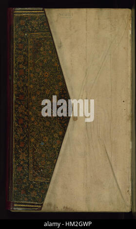 This piece is a detailed binding from the Iranian manuscript 'The ...