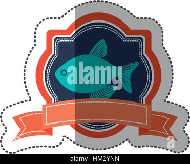 vector illustration of catfish with leaves art Stock Vector Image & Art ...