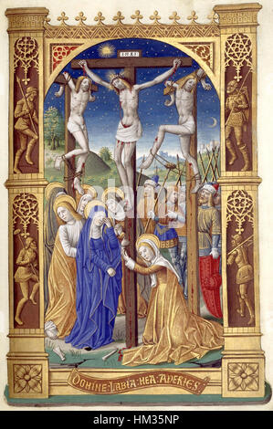 'Heures de Charles VIII' is a medieval illuminated manuscript depicting ...