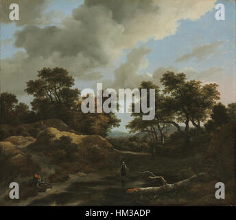 Jacob van Ruisdael's 'Landscape with Hill' is a classic example of ...