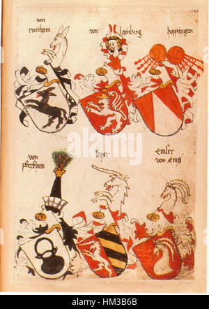 A page from the Ingeram Codex, showcasing medieval religious ...