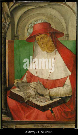 This artwork, created by Giusto di Gand and Pedro Berruguete, depicts ...