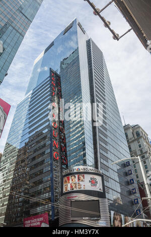Ernst & Young building, at 5 Times Square with Sephora, JVC and ...