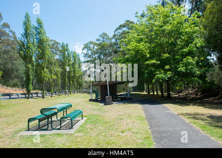 Scenic rest stop on the A1 in Victoria, Australia Stock Photo - Alamy