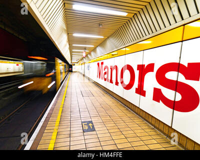 Manors Metro station Newcastle upon Tyne Stock Photo - Alamy