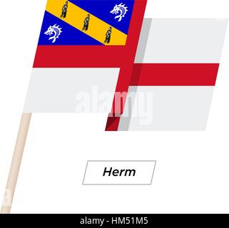 Flag of Herm - Vector illustration Stock Vector Image & Art - Alamy