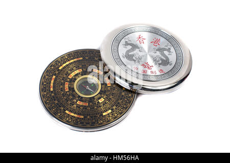 antique chinese compass for feng shui Stock Photo - Alamy