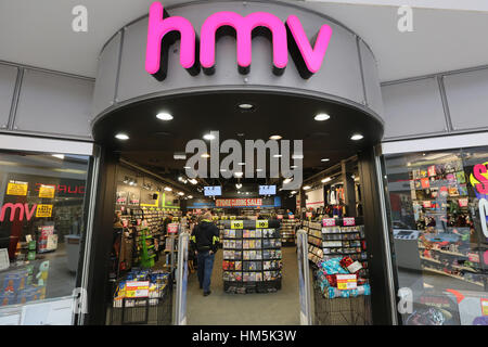 HMV music store in the Cataraqui Town Centre in Kingston, Ont., on Jan ...