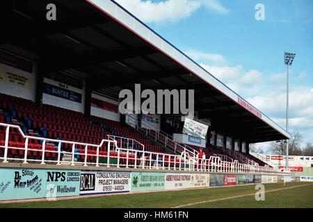 General view of Rushden & Diamonds FC Football Ground, Nene Park ...