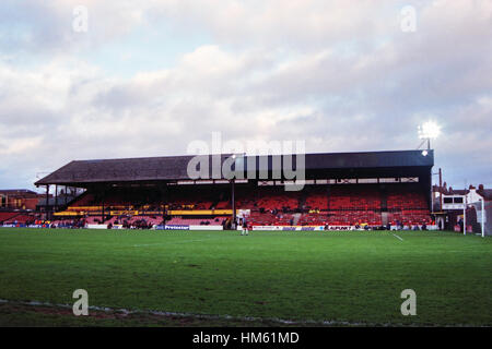 The main stand at Watford FC Football Ground, Vicarage Road, Watford ...