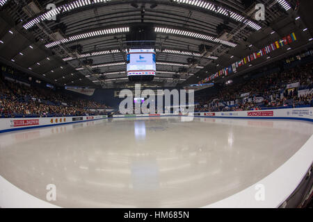 Ostrava Arena, ostrava, led, divaci Stock Photo - Alamy