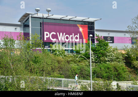 PC World at Staples Corner Retail Park, London, England, Uk Stock Photo ...