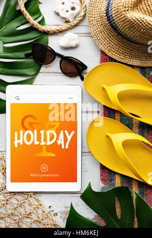 Holiday Chill Out RElaxation Getaway from It All Concept Stock Photo ...
