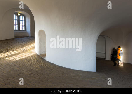 Inside the Round Tower, Copenhagen, Denmark, Europe Stock Photo - Alamy