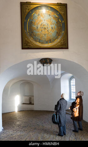 Spiral walkway inside the Rundetaarn (Round Tower), Copenhagen, Denmark ...