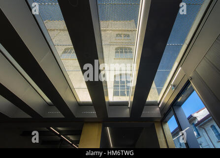Interior view of the Fondazione Prada Museum, Milan, Italy Stock Photo ...