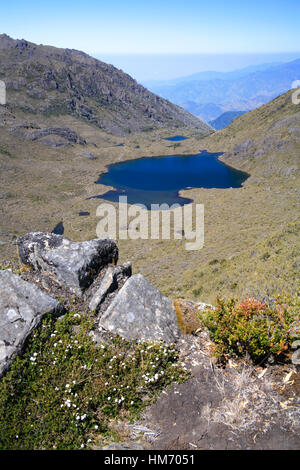 Summit of Mount Chirripó, Costa Rica's highest mountain at 3820m ...