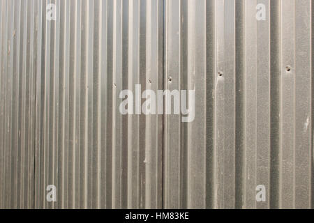 Detail of Metal decking sheet and iron beam on construction site. Floor ...