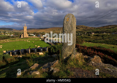 Ireland, County Donegal, Glencolumbkille (Glencolmcille), Folk village ...