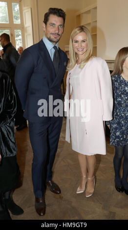 The Duchess Of Cornwall with David Gandy, Amanda Holden and her ...