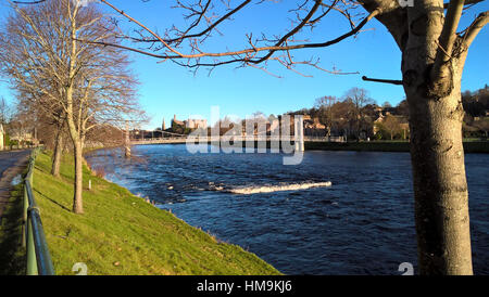 Ness river Islands walk, inverness, Highland, Scotland, UK Stock Photo ...