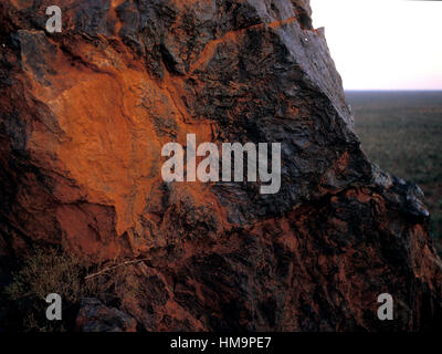 Wilgie Mia Ochre Mine Murchison District Western Australia Stock Photo ...