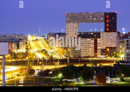 View of the Mirador building in Sanchinarro. Madrid. Spain Stock Photo ...