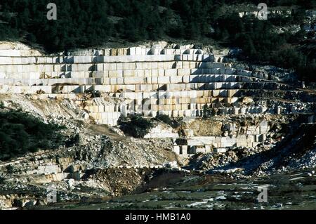 Marble quarry in Volakas, Elis, Western Greece, Greece Stock Photo - Alamy