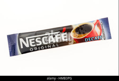 Nescafe Original Instant Coffee Sachet Stock Photo - Alamy