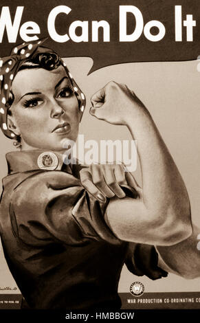 We Can Do It. Poster by J. Howard Miller, (War Production Board Stock ...