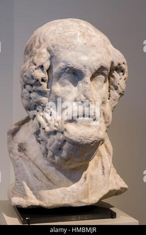 Homer roman statue (1st century AD) (2nd century AD) National ...