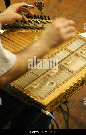 Musician Playing Kanun Stock Photo - Alamy