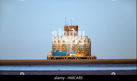 Haile Sand Fort, Humber estuary, Cleethorpes, Lincolnshire, England ...