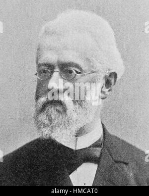 Adolf Tobler (1835-1910), Swiss writer. Photograph by Nicola Perscheid ...