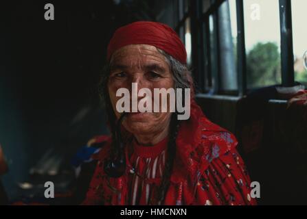 Portrait of a gypsy in Poland Stock Photo: 18663252 - Alamy