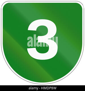 Route shield of a Japanese Urban Expressway Stock Photo - Alamy