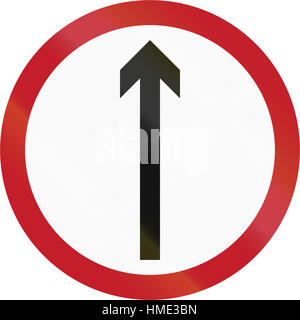 Old version of road sign in the Philippines - Direction To Be Followed ...