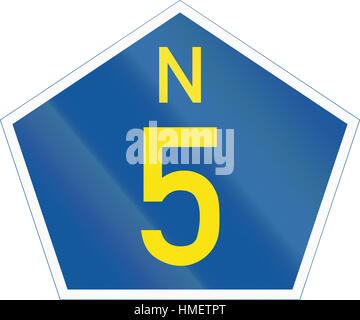 South Africa National Route sign - N8 Stock Photo - Alamy