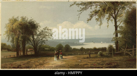 Louis Prang - On the Hudson near West Point Stock Photo - Alamy