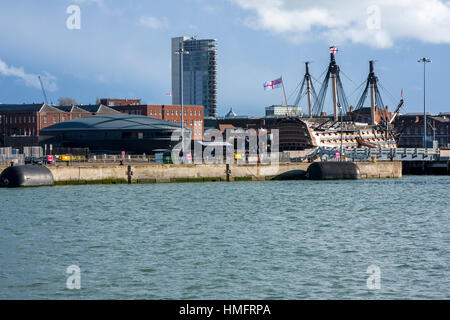 Admiral Nelson's ship, HMS Victory, Portsmouth Historic Docks ...